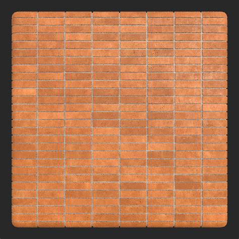 Horizontally Stacked Terracotta Tiles Free Pbr Texture By Texturecan — Prouser Me