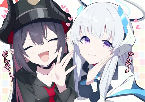 Noa And Chiaki Blue Archive Drawn By Tonomiya Danbooru