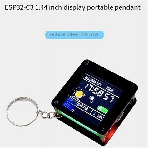 Esp C Development Board Inch Lcd Screen Desktop Trinkets Portable Mini Tv Portable