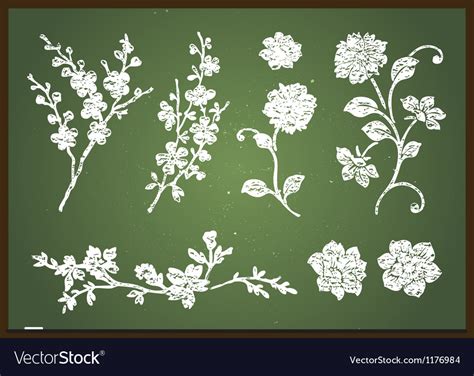 Chalkboard Design Elements Royalty Free Vector Image