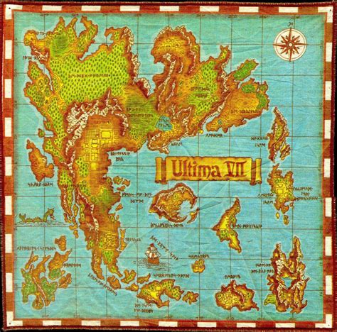 Maps Of Ultima 7 The Black Gate