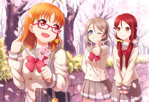 Chika You And Riko Love Live Sunshine Rawwnime