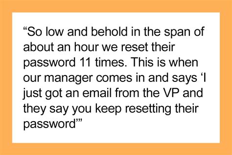 This Boss Plan To Set New Password Policy Goes Wrong As Helpdesk Maliciously Complies And Make