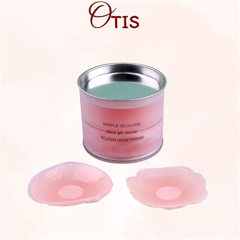 Miếng Dán Ngực Silicon Dán Ti Hộp 5 Cặp Sử Dụng Nhiều Lần Otis 9990