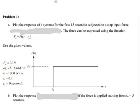 Solved Plot On Matlab Two Graphs Total Provide Plot