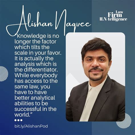 Hear More Of Alishans Insights In The Latest Law Firm Iln Telligence Podcast Episode Alishan