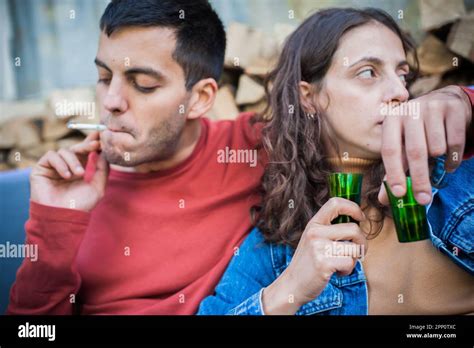 Drunk People Smoking
