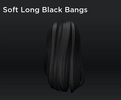 Pin By Xim ᰔ On Roblox Roblox Long Black Bangs