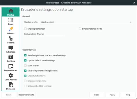 Essential System Tools Krusader Kde File Manager Page 9 Of 10 Linuxlinks