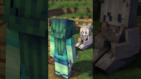 Help The Wolf Girl Minecraft Animation Shorts Minecraft Videos