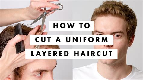 Uniform Layered Haircut Diagram