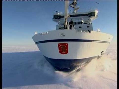 Icebreaker Otso Cutting Sealanes Across The Gulf Of Bothnia Officer