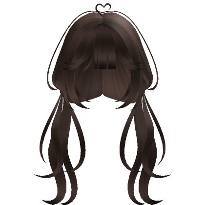 Messy Low Doll Pigtails With Bangs In Brown Roblox Item Rolimon S
