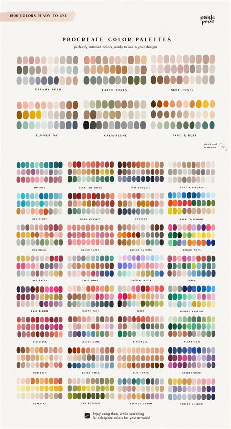 Procreate Color Palette Bundle
