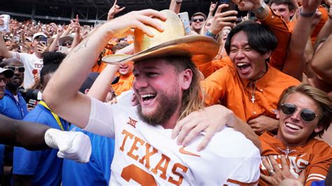 Texas Football Pounds Oklahoma As Quinn Ewers Awes In Return Sports