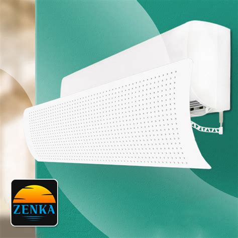 젠카 벽걸이 에어컨 바람막이 기본형 가림막 날개 윈드바이저 무풍 윈드 가드 칸막이 무타공 우동방구