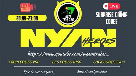 Nyan Heroes 2500 Catnip Code Youtube