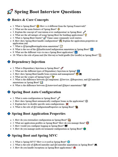 Spring Boot Interview Questions 1736792896 Pdf Spring Framework Computing