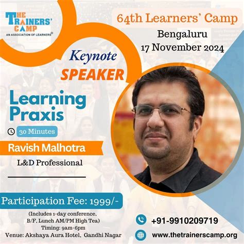 Ravish Malhotra On Linkedin Ttc Keynote Bengaluru Trainers