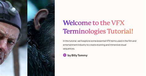Welcome To The Vfx Terminologies Tutorial