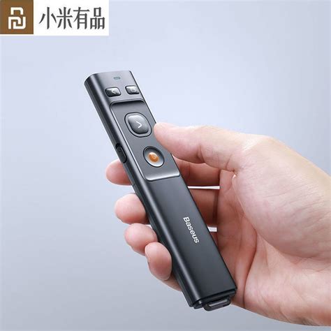 Youpin Baseus USB Wireless Presenter 2 4GHz Red Laser Pointer PPT