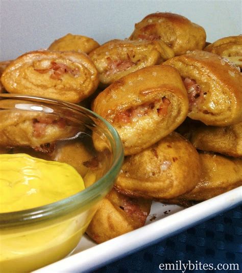 Ham And Cheese Pretzel Bites Emily Bites
