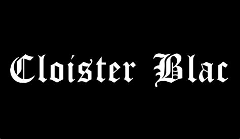 Cloister Black Free Font