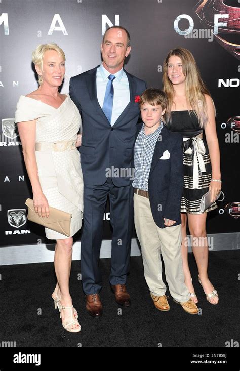 Actor Christopher Meloni With His Wife Sherman Williams And Their