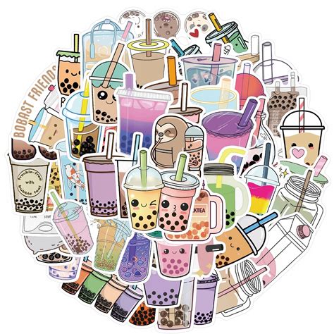 BUBBLE TEA MIX NAKLEJKI WODOODPORNE ZESTAW Szt Sklepy Opinie Ceny W Allegro Pl