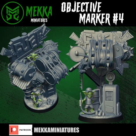Téléchargement Objective Marker 4 Par Mekka Miniatures