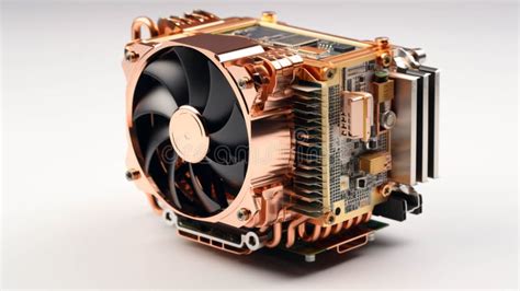 Computer CPU Cooler Isolated On White Stock Photo Image Of White Cooler 306118420