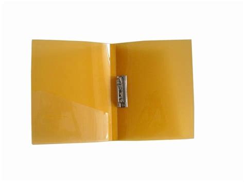Map Plastik Jepit Folio Kuning Alat Tulis Kantor