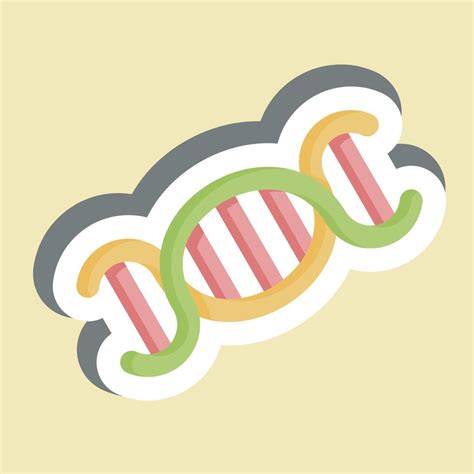 Sticker Biology Related To Bioengineering Symbol 60732919 Vector Art At Vecteezy