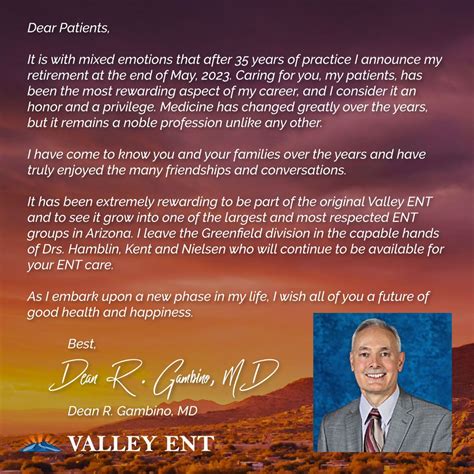 Valley Ent Pc On Linkedin Valleyent Ent Dedication Arizona