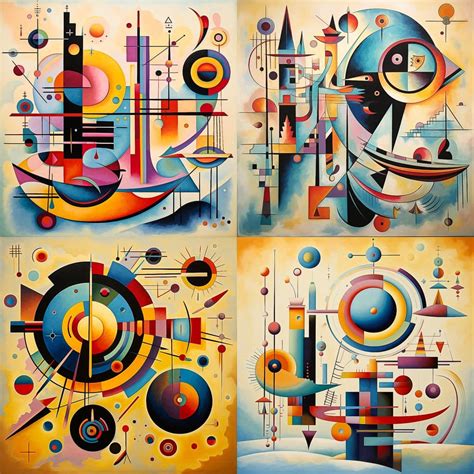 Wassily Kandinsky Geometric Abstract Art Sellers
