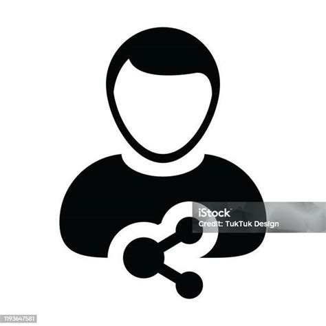 문화 그림 그림에 공유 기호와 아이콘 벡터 남성 프로필 아바타를 연결 검은색에 대한 스톡 벡터 아트 및 기타 이미지 검은색 경영자 고객 Istock