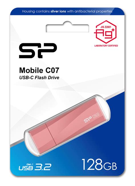 Silicon Power Usb C Flash Drive Mobile C07 128gb Usb 3 2 ροζ Pc