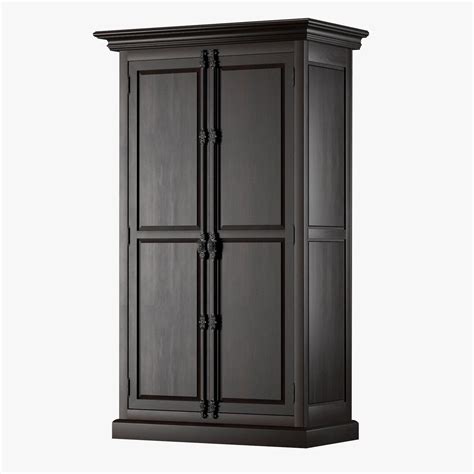 프렌치 패널 양문형 캐비닛 3d 모델 9 Unknown Obj Max Fbx 3ds Free3d