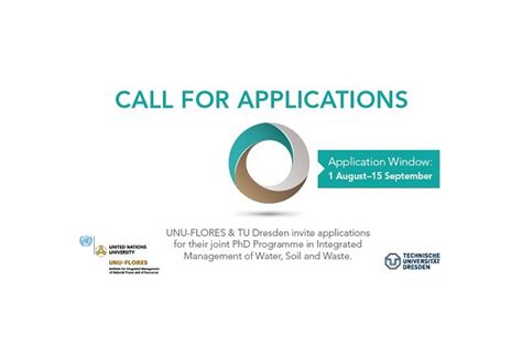 Applications For Joint Phd Program Open Gwf Wasserde