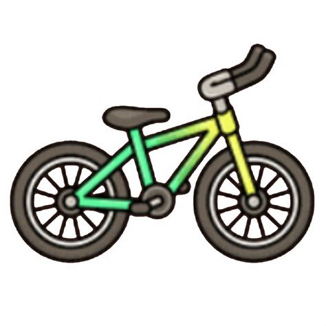 Toca Life World Gradient Bike Yellow And Lime By Enp88 On Deviantart