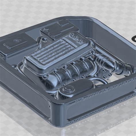 🏁 High Performance Engine 164 Scale Stl For Custom Cars With Hinged