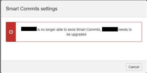 No Longer Able To Send Smart Commits Needs To Be Upgraded Atlassian