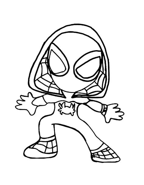Ghost Spider Coloring Pages Free Printable Pdf