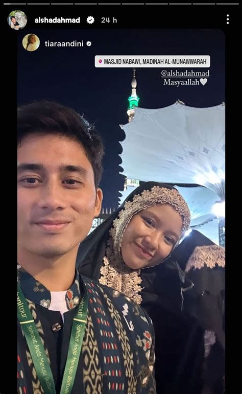 Tepis Kabar Putus, Alshad Ahmad Ikut Tiara Andini Umrah...