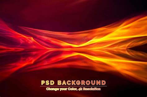 Premium Psd Fractal Wave Series Abstract Composition Of Fractal Sine