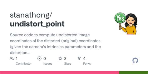 GitHub Stanathong Undistort Point Source Code To Compute Undistorted