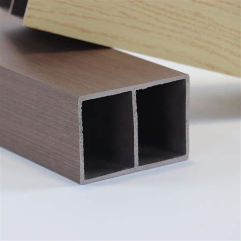 Wpc Column Decrotive Square Tube Pvc Film Plastic Wall Panel Wpc Interior Wall Panel And
