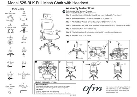 Office Chair Disassembly Instructions At Christine Poyner Blog