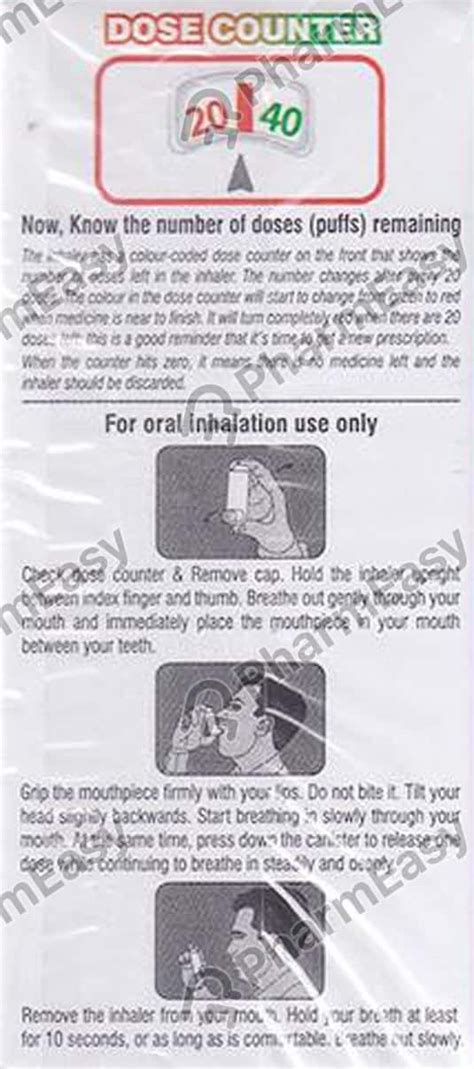 Buy Forglyn Cfc Free Box Of 120md Metered Dose Inhaler Online At Flat