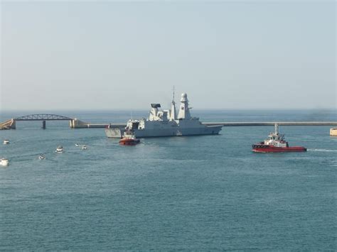 Horizon Class Anti Air Frigate Forbin D620 Of The French Navy